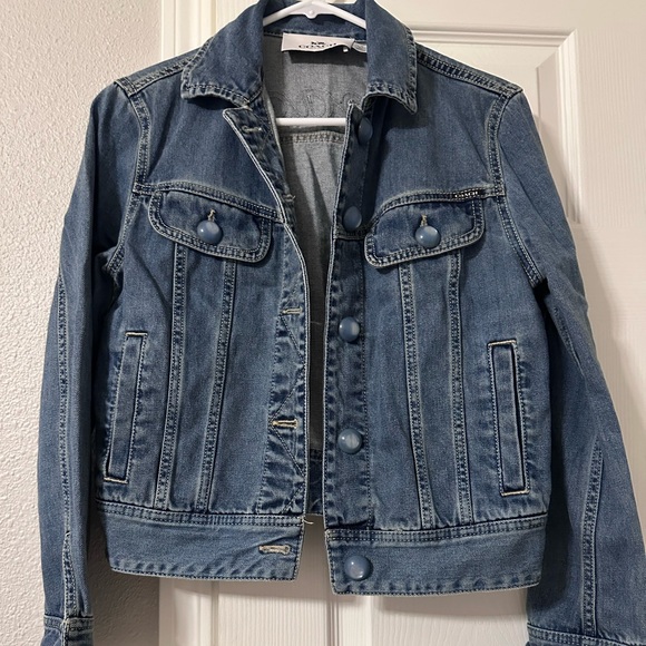 Coach | Jackets & Coats | Coach Blue Denim Jacket | Poshmark